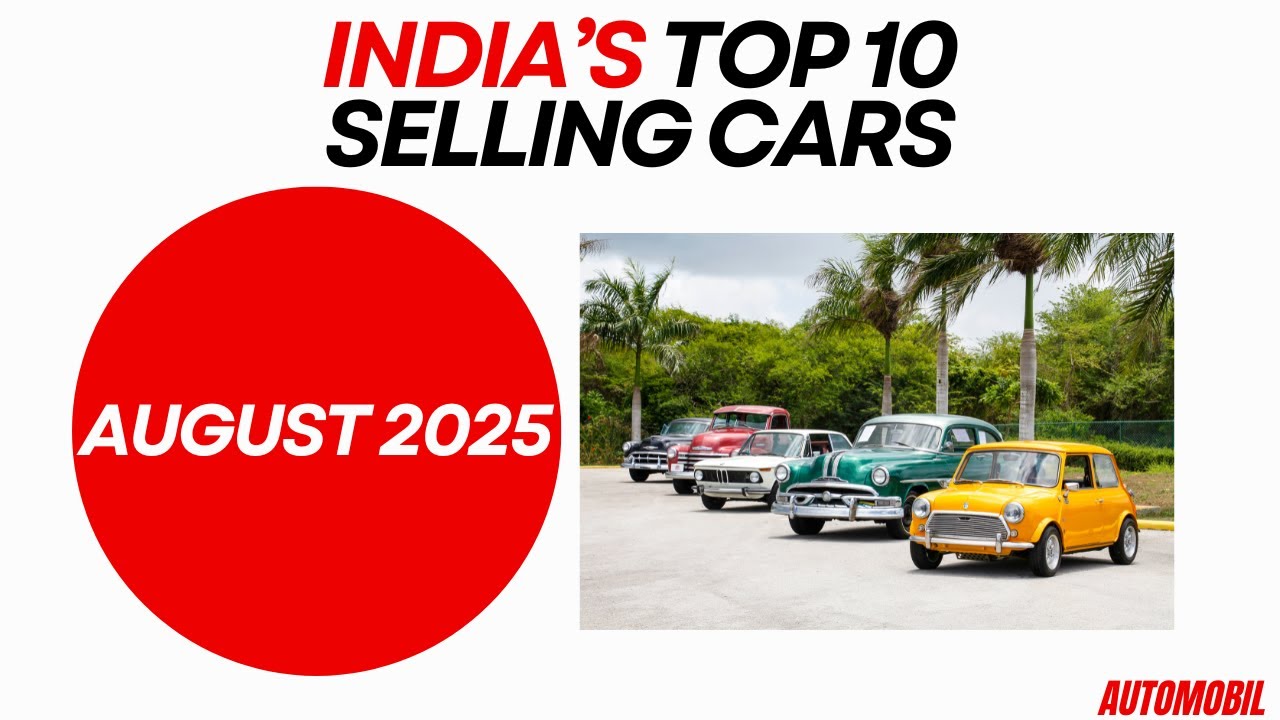 India's Top 10 Selling Cars in August 2025 | Automobil - YouTube