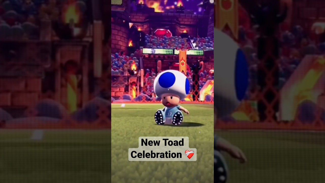 New VS Old Toad Celebration in Mario Strikers ⚽️ #mariostrikers # ...