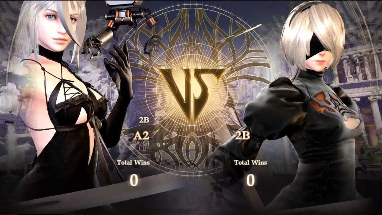 Soul Calibur 6 Android A2 VS Android 2B | Custom Character Showcase ...