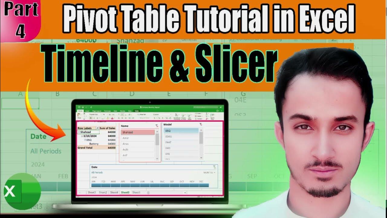 Excel Pivot Table | Slicer and timeline | Excel pivot Table | Pivot Table tips and tricks - YouTube