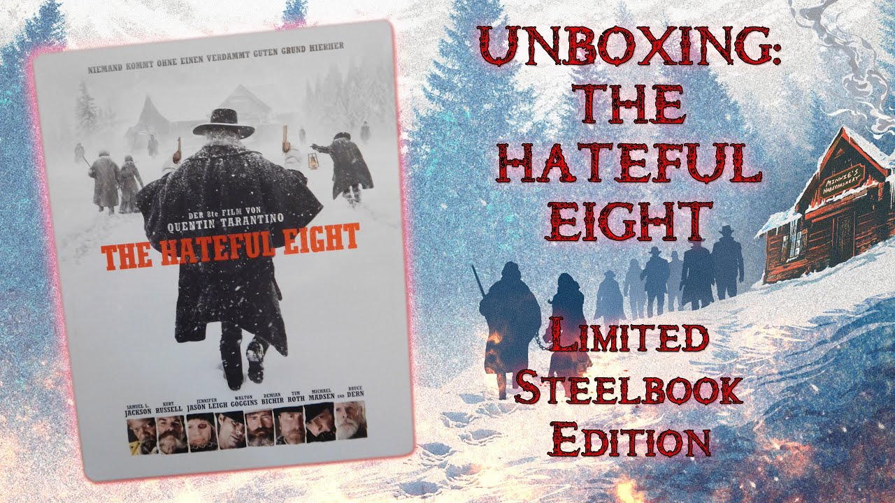 Unboxing - The Hateful Eight - Limited Steelbook Edition - YouTube