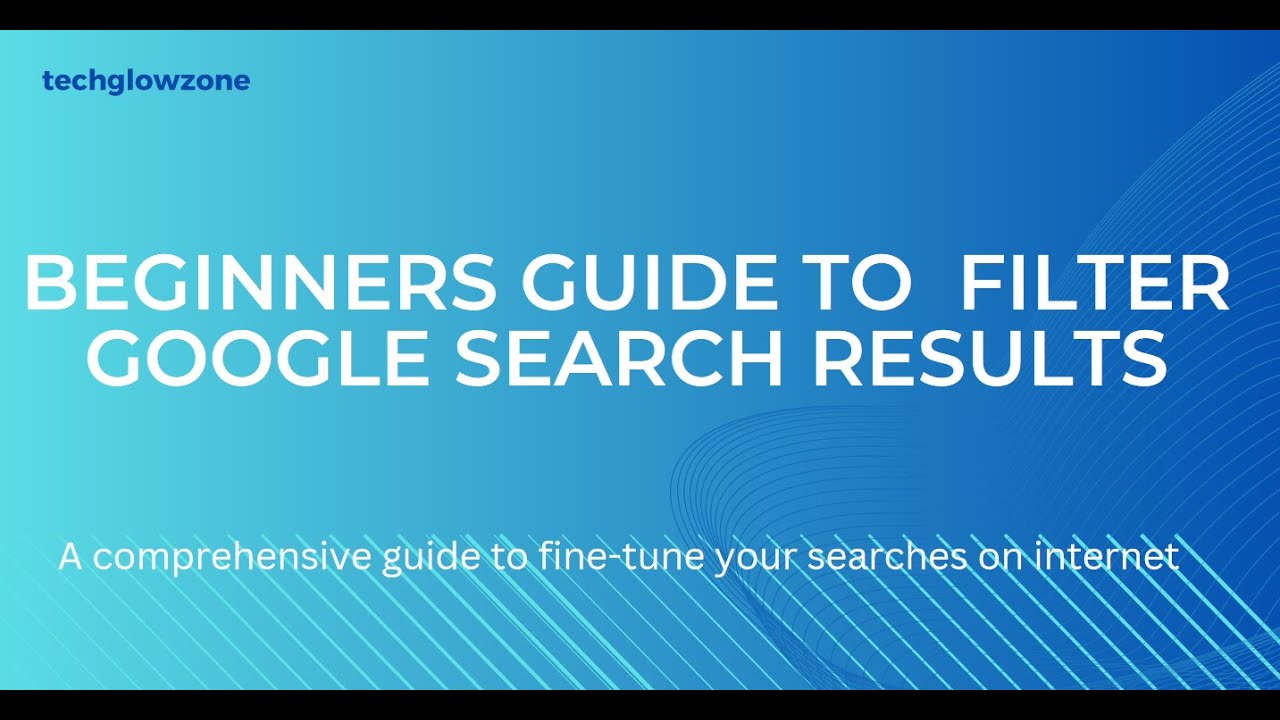 Tips on filtering google search results | How to edit google search ...
