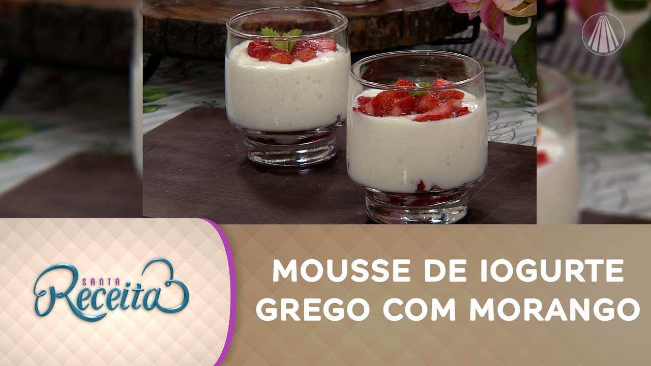 Doce para família: faça um delicioso mousse de iogurte grego com ...