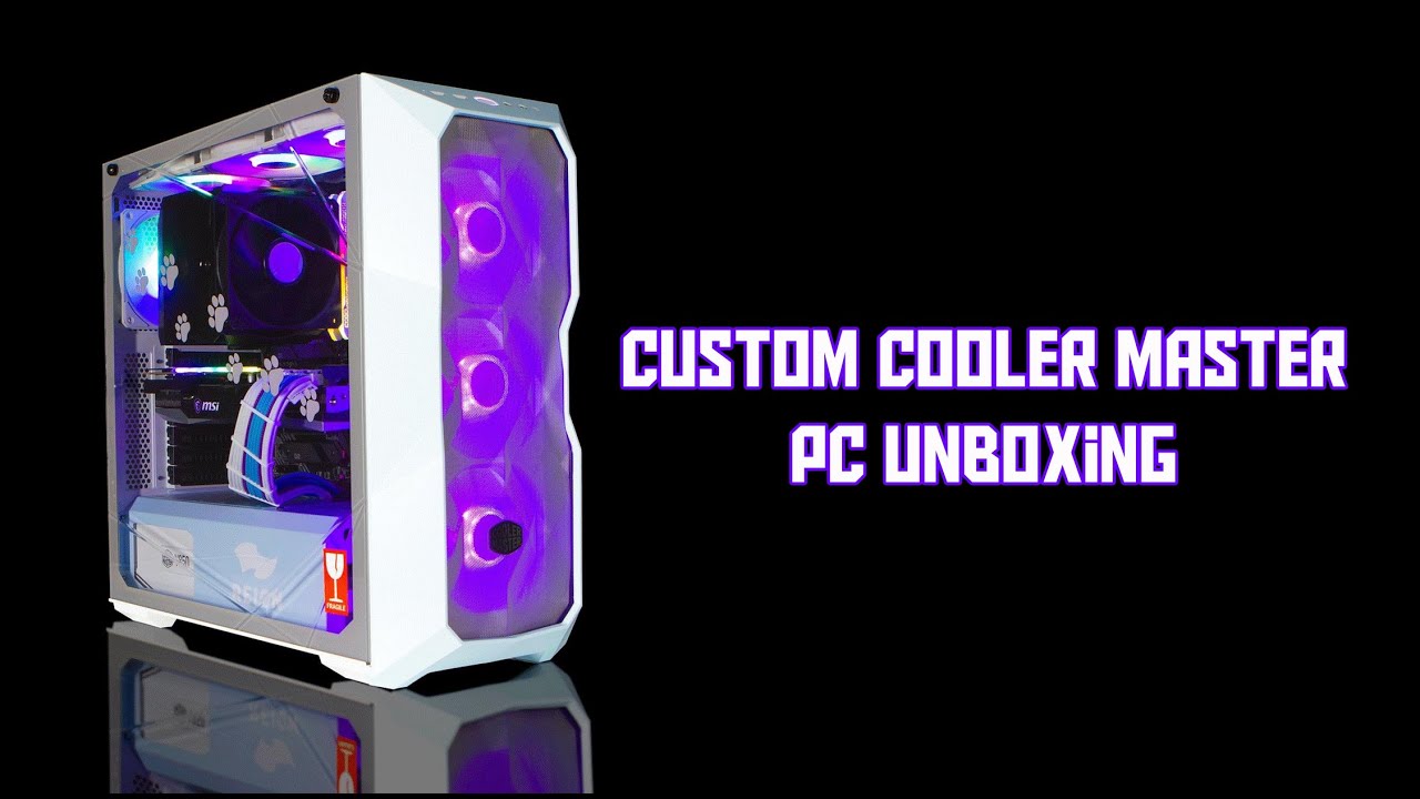 Revealing my CUSTOM MADE Cooler Master PC - YouTube