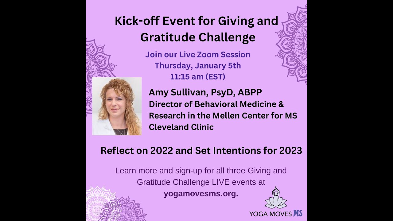 Dr Amy Sullivan Gratitude Challenge - YouTube