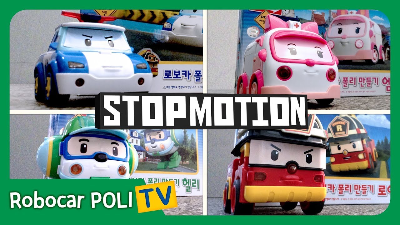 Let's make Rescue TEAM | Stop Motion | Robocar POLI - YouTube