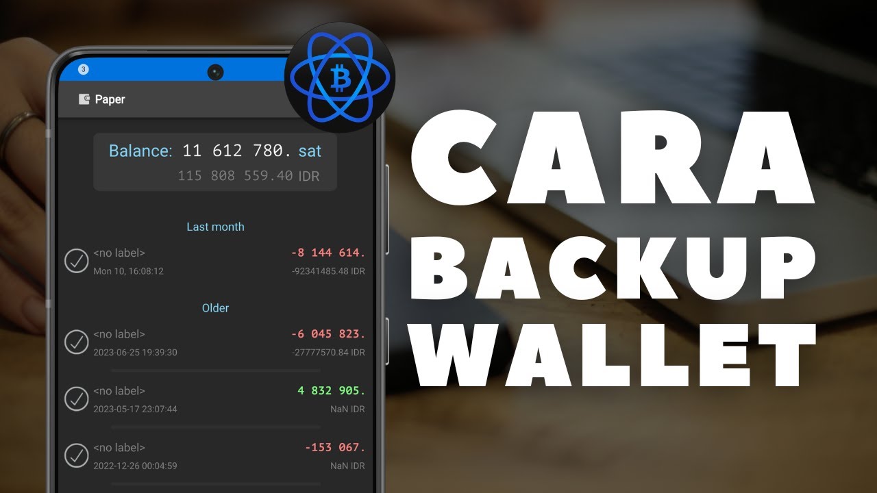 Cara Backup Secret Recovery Phrase Electrum di Android - YouTube