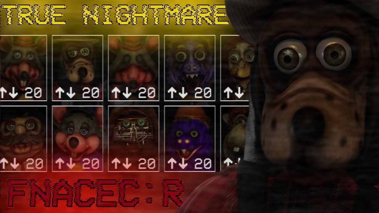 FNACEC:R - True Nightmare COMPLETE! (NEW HARDEST) - YouTube
