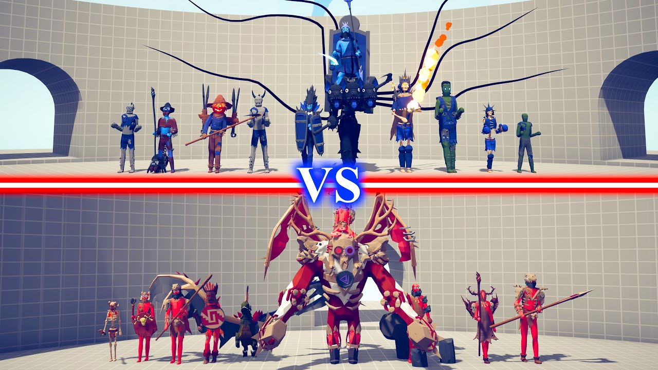 SPOOKY DLC TEAM vs TRIBAL DLC TEAM - Totally Accurate Battle Simulator ...