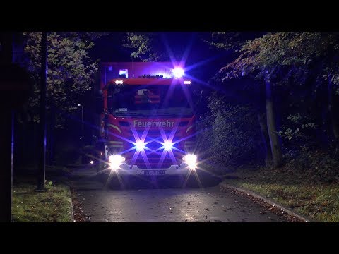 [Reserve HLF] Einsatzfahrten zu einem Dachstuhlbrand in Gelsenkirchen Beckhausen am 2.11.2017