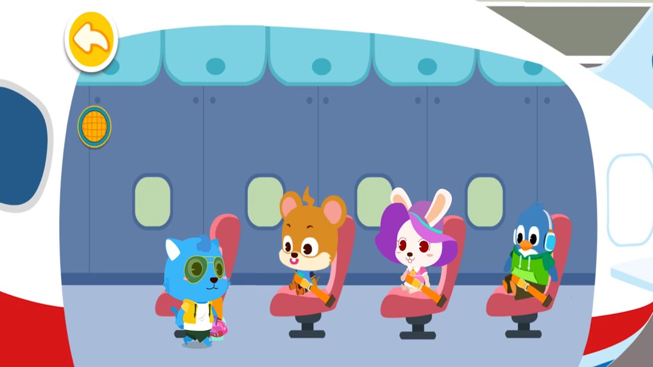 Babybus | Bayi Panda Eps 12 MOMO Kelinci dan kawan kawan Naik Pesawat ...