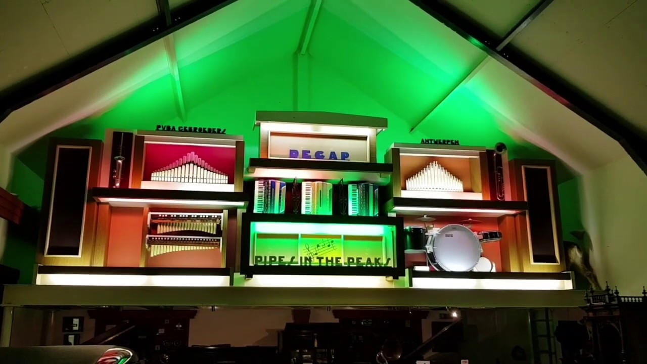 Smile played on the Pipes in the Peaks Decap Organ - YouTube