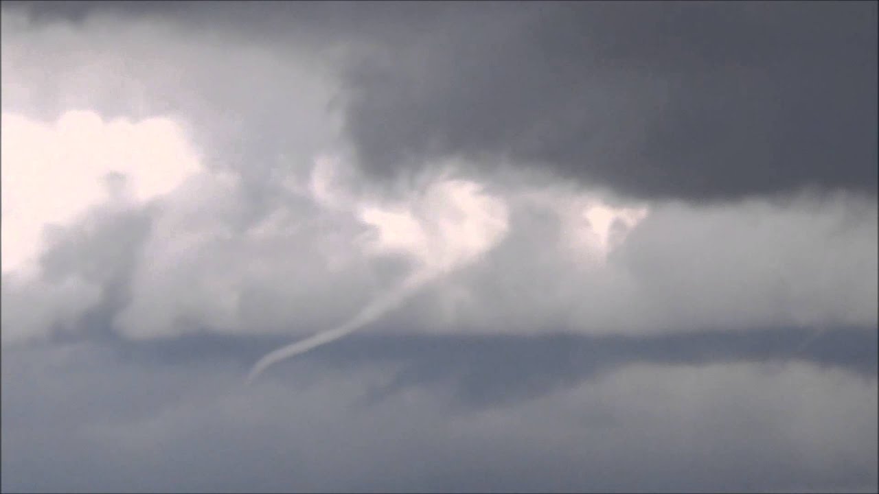 Funnel-shaped cloud over the Four Corners - YouTube