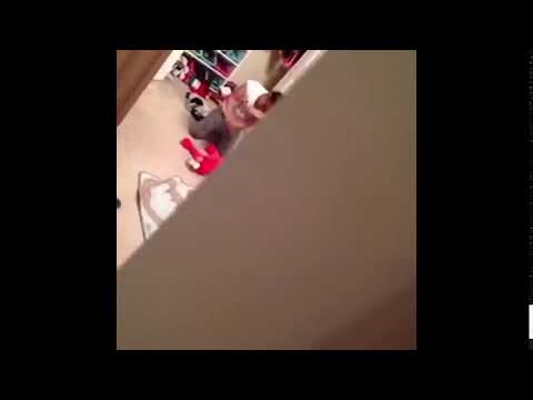 Girl beating Up Elmo toy vine