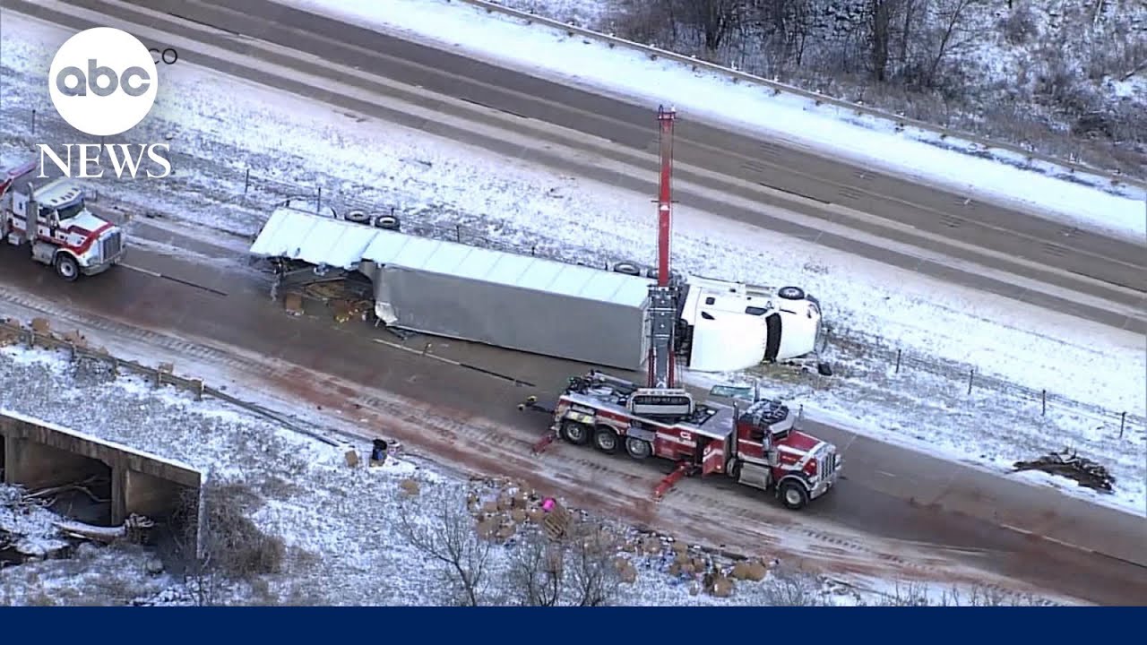 9 states from Georgia to Delaware under snow, ice alerts - YouTube