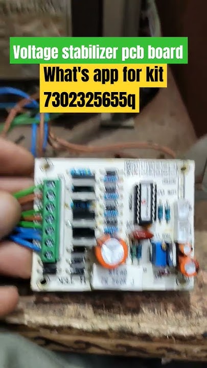#Short|Microcontroller kit for automatic voltage stabilizer|Single ...