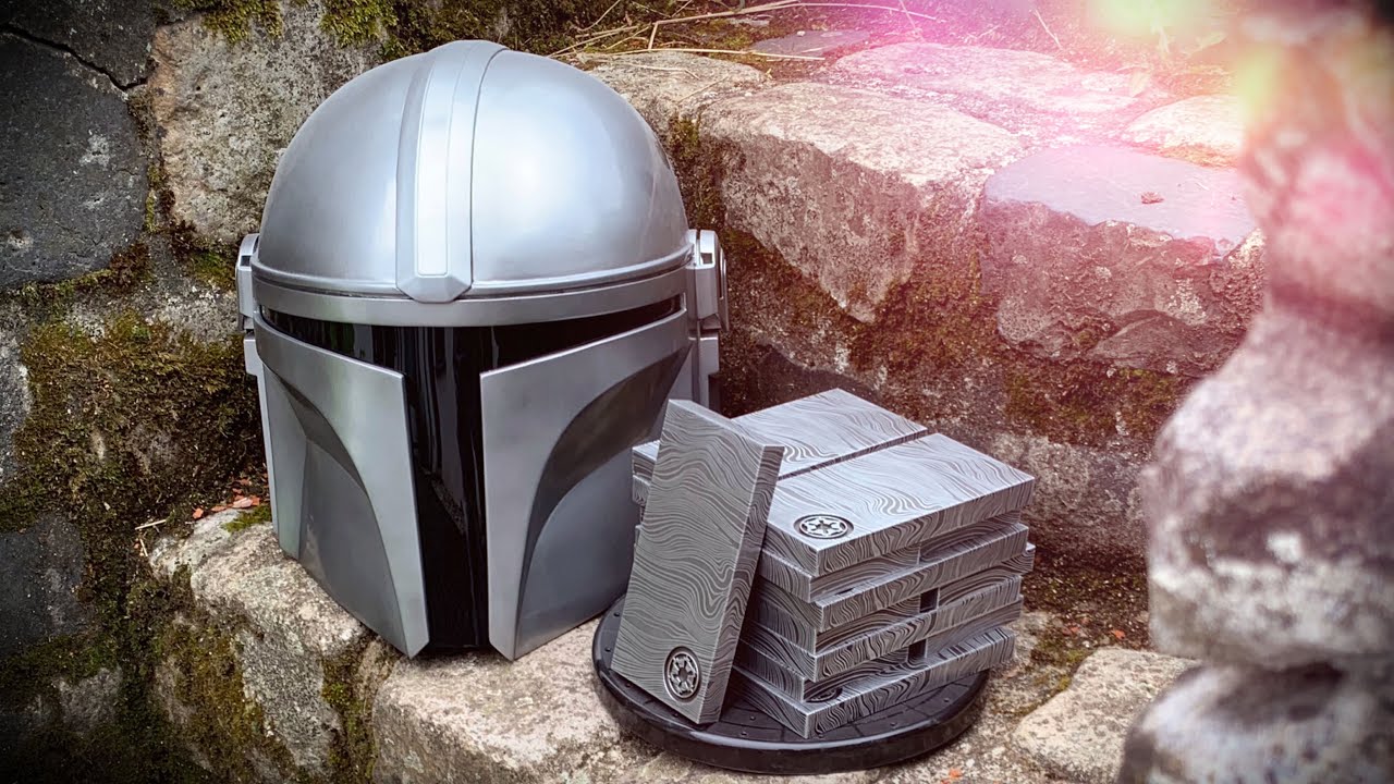 How to finish "Beskar" - Mandalorian Steel with Aluminium Black and Gun ...