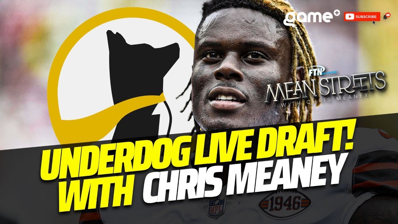 Underdog Fantasy Best Ball Draft with Chris Meaney! | Mean Streets ...