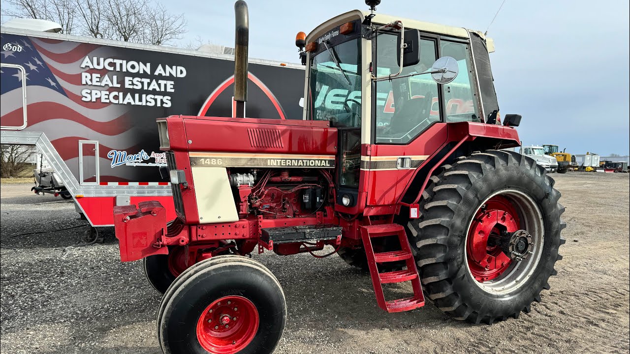 Lot 1006 February2024 - International 1486 Tractor - YouTube