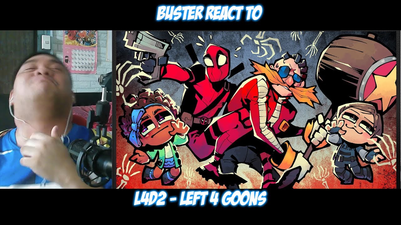 Buster Reaction to | L4D2 - Left 4 Goons @Lythero - YouTube