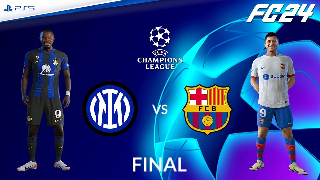 Inter - Barcellona ⚽️ Finale Champions League Realistic Match Sim ft ...