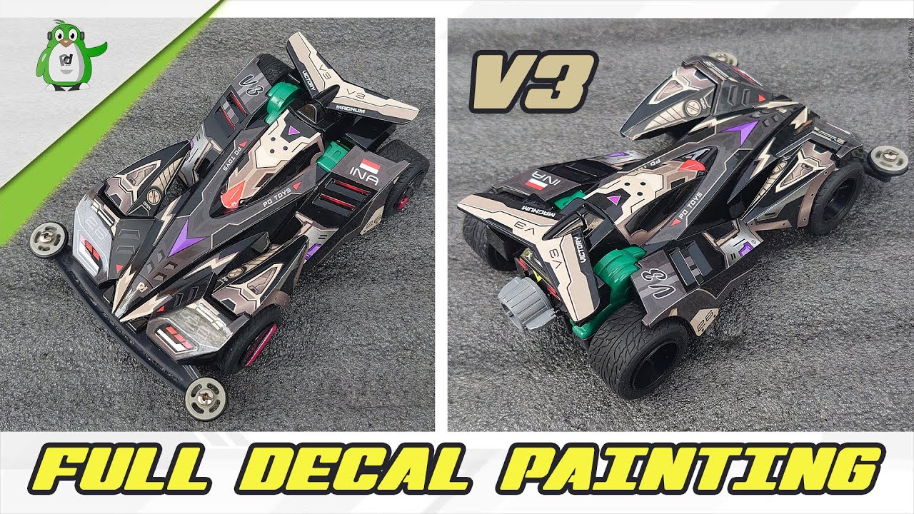 UPDATE!! Victory Magnum V3 Full Decal Painting by PD Toys!! - YouTube