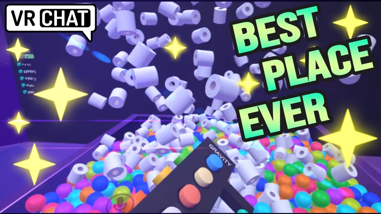 Playing With Bikes, Balls And Toilet Paper - VRChat - YouTube