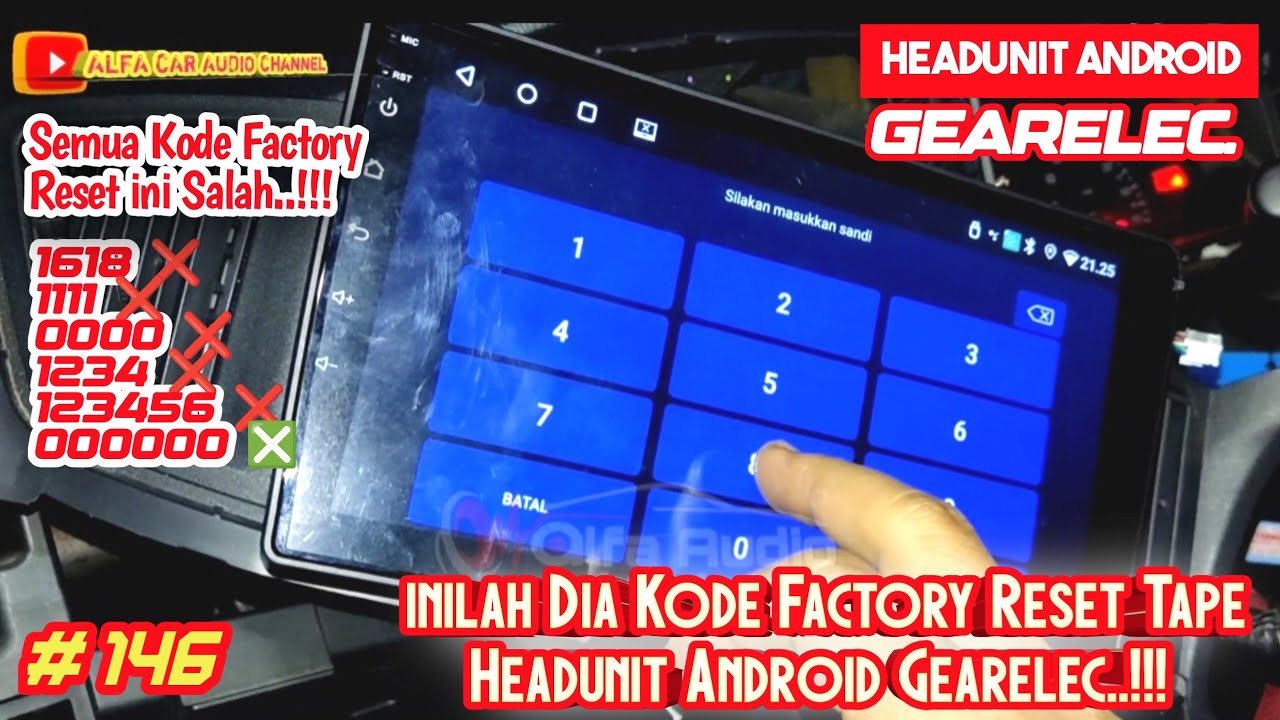 Stunning Android Car Stereo Factory Reset Code Images