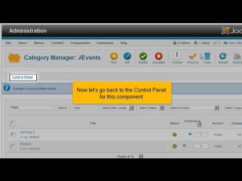 Tutorial: How to add an event calendar in Joomla | LayerOnline Web Hosting - YouTube