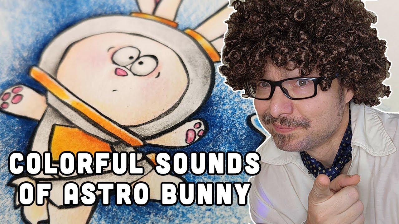 A journey with you, me, and Astro Bunny. An ASMR color along. - YouTube