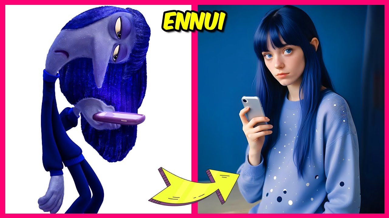 Inside Out 2 Characters as Humans & their favorite Drinks! & other ...