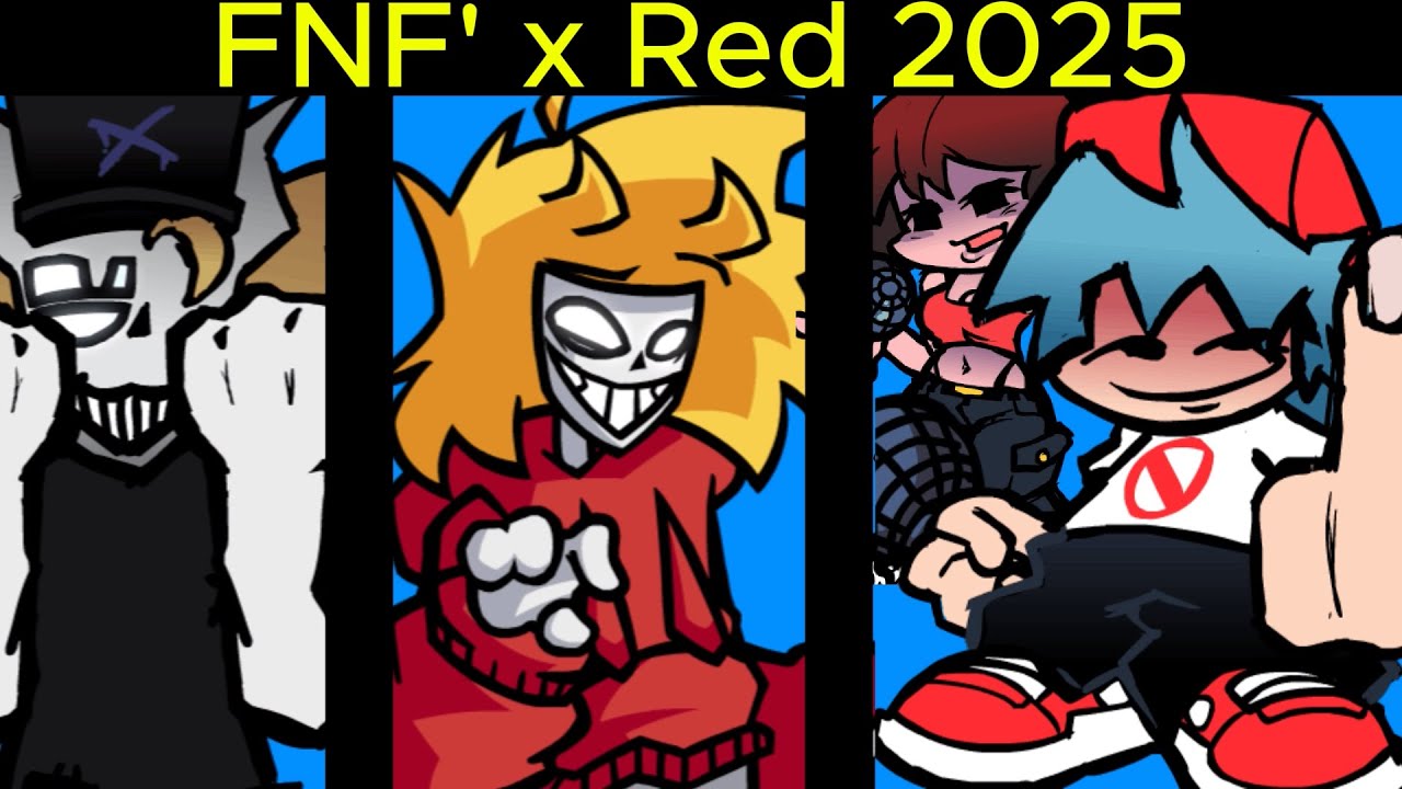 FNF' x Red 2025 Remastered -Friday Night Funkin - YouTube
