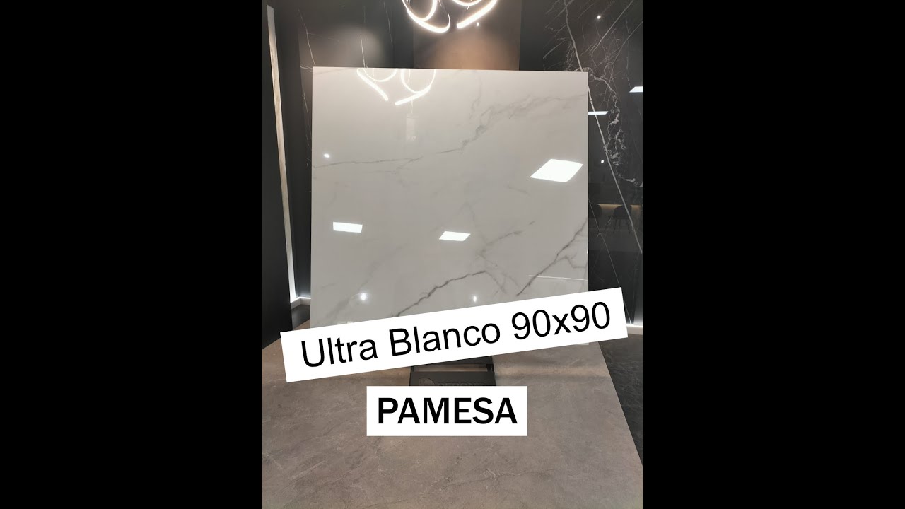 Pamesa Ultra Blanco 90x90 Połysk Płytka Gresowa - YouTube
