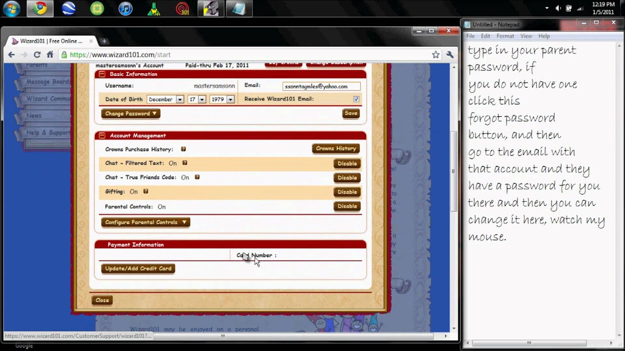 How to get text chat in wizard101 - YouTube