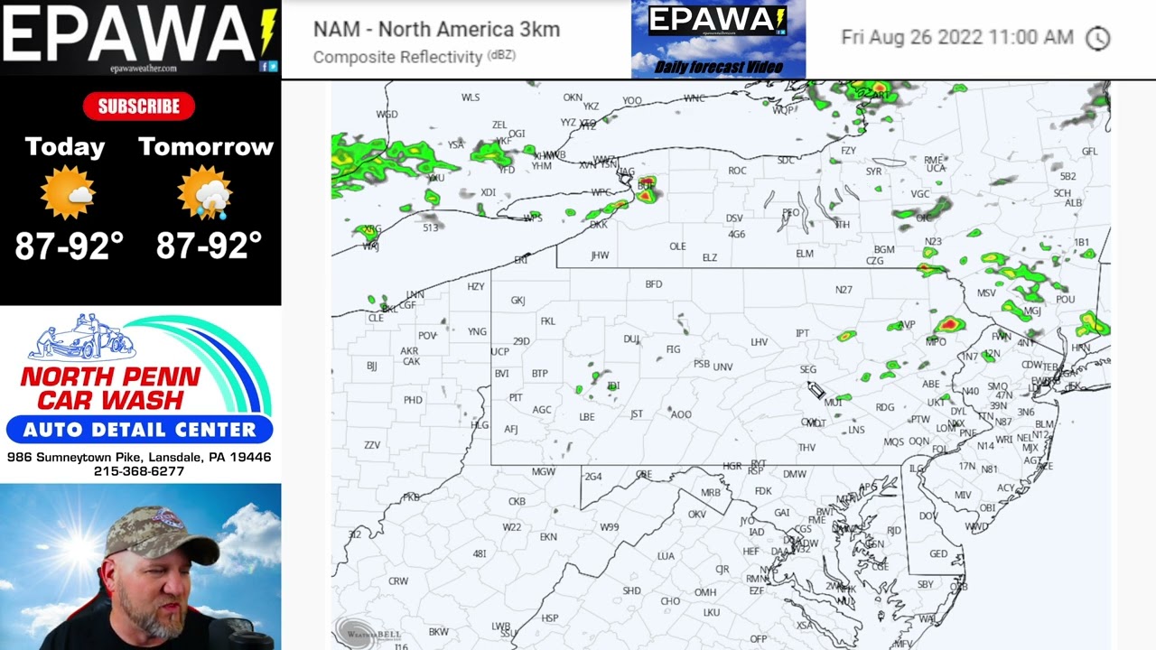 EPAWA's forecast video for Thursday August 25th, 2022 - YouTube