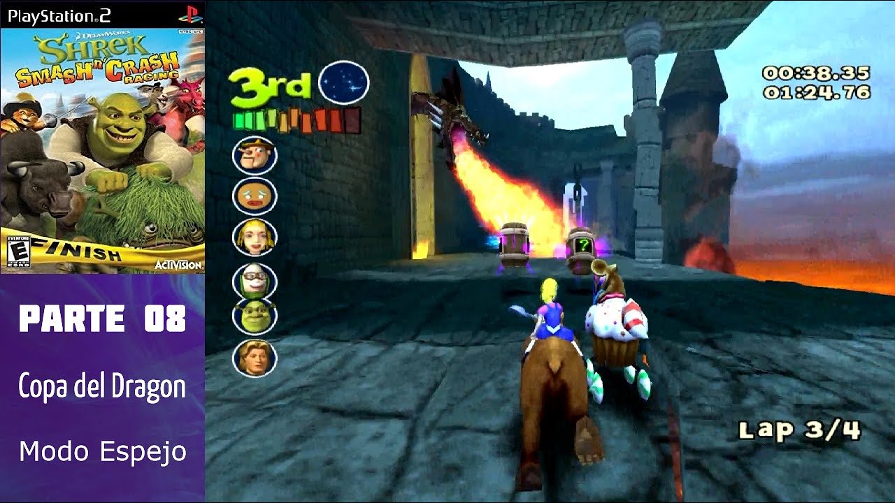 Shrek Smash n' Crash Racing (PS2/GC) (Español) (100%) - Parte 08: Copa ...