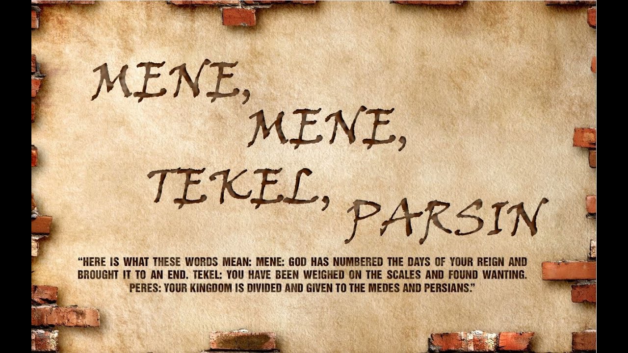 03 上帝在墻上寫的字"Meme Mene Tekel Upharsin"到底寫的是什麼 【Po沙發】 - YouTube