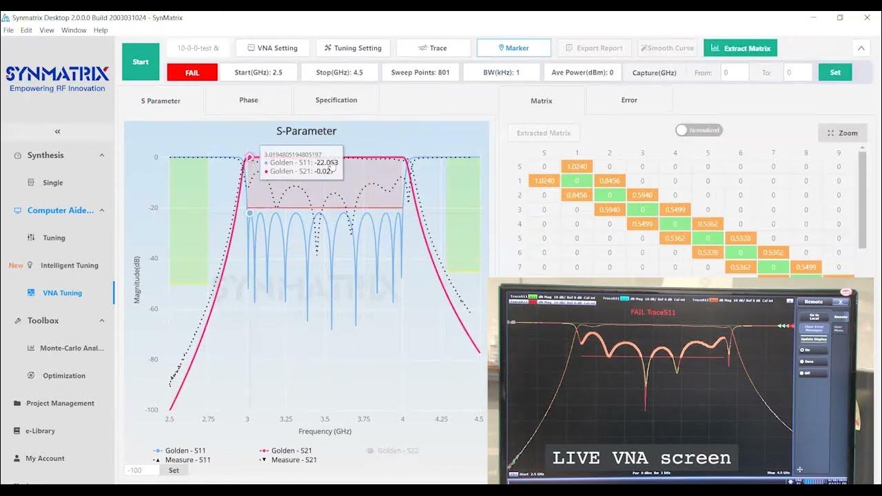 Tuning 5G and mmWave Microwave Filters in Real-Time with Rohde & Schwarz VNA integration. - YouTube