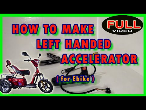 How to make EBike Left handed accelerator (full video) - YouTube