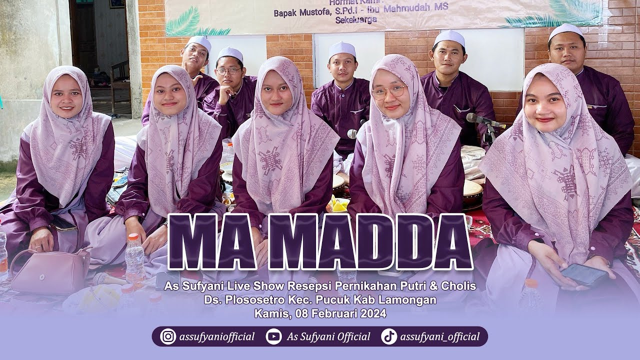 MA MADDA NEW | VOC. VIRA RISDIANA AS SUFYANI LIVE PLOSOSETRO PUCUK ...