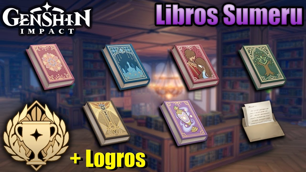 Libros Sumeru📕 + Logros | Genshin Impact - YouTube
