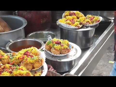 Mumbai Famous Chaat | Sev Puri | Paani Puri | Area Dombivali West ...