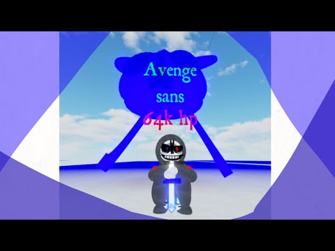 Beating avenge sans (and losing) - YouTube