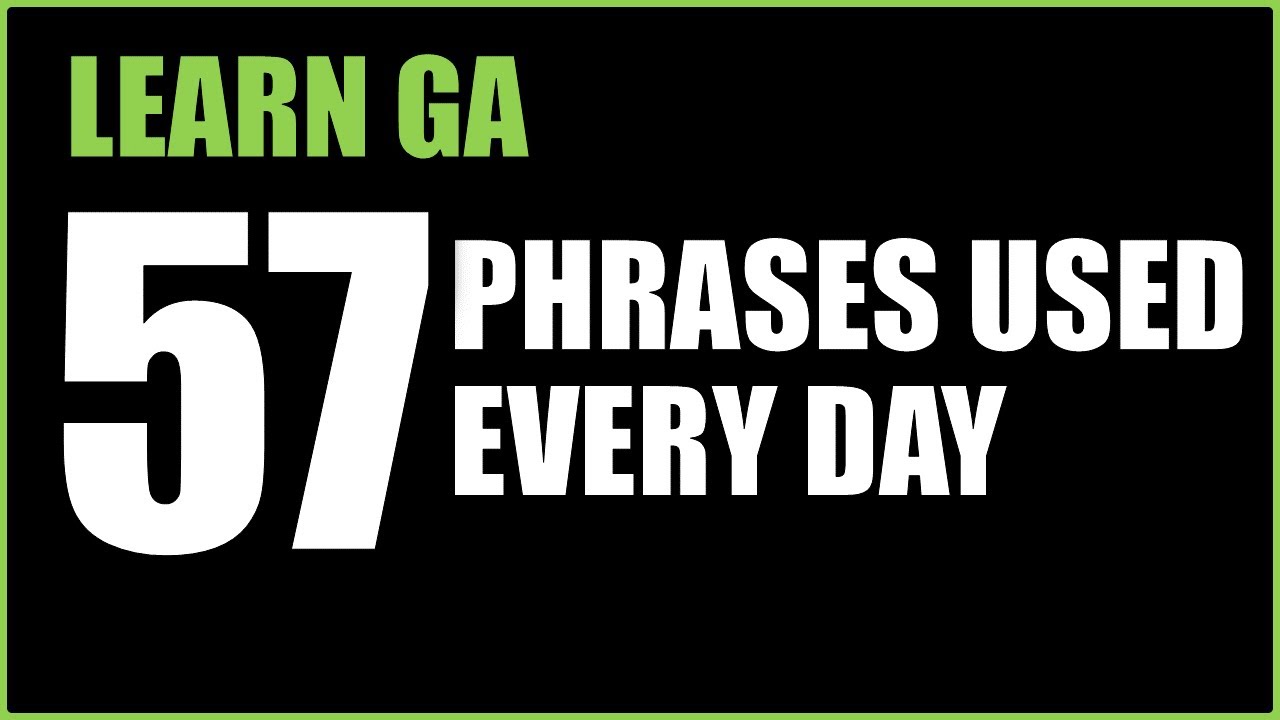 Daily Routine | Learn Ga - YouTube