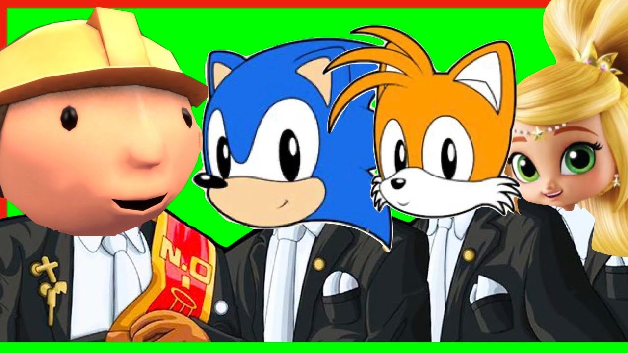 Sonic & Shimmer and Shine & Bob the Builder - Coffin Dance Song Meme ...