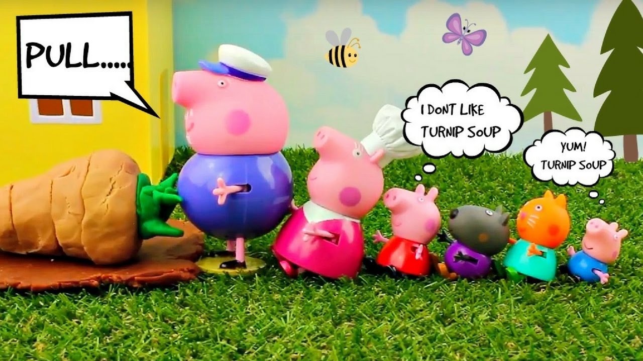 Peppa Pig and the GIANT vegetable - Peppa Pig Play Video - YouTube