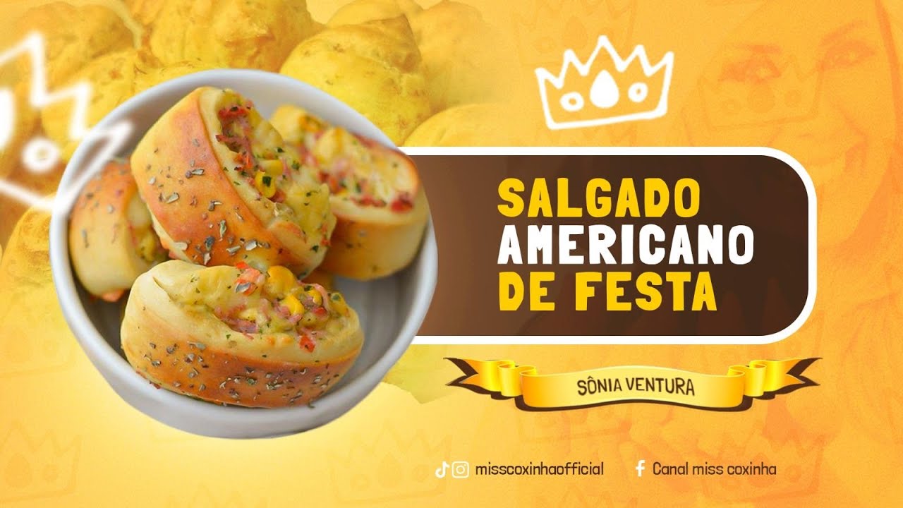SALGADO ASSADO DE FESTA (AMERICANO) - YouTube