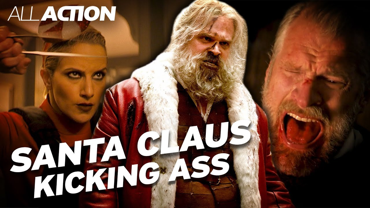 Santa Claus Kicking Ass (Violent Night Best Fights) | All Action - YouTube
