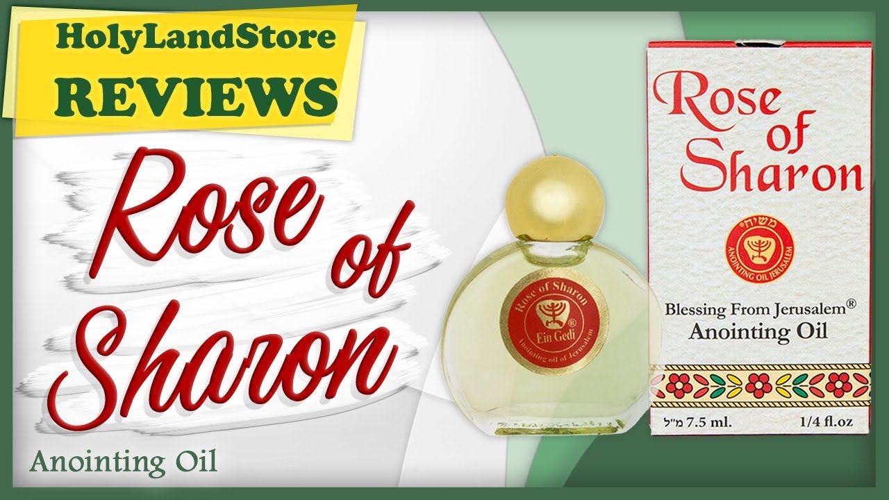 Anointing oil Rose of Sharon by Ein Gedi from Holy Land. How to use ...