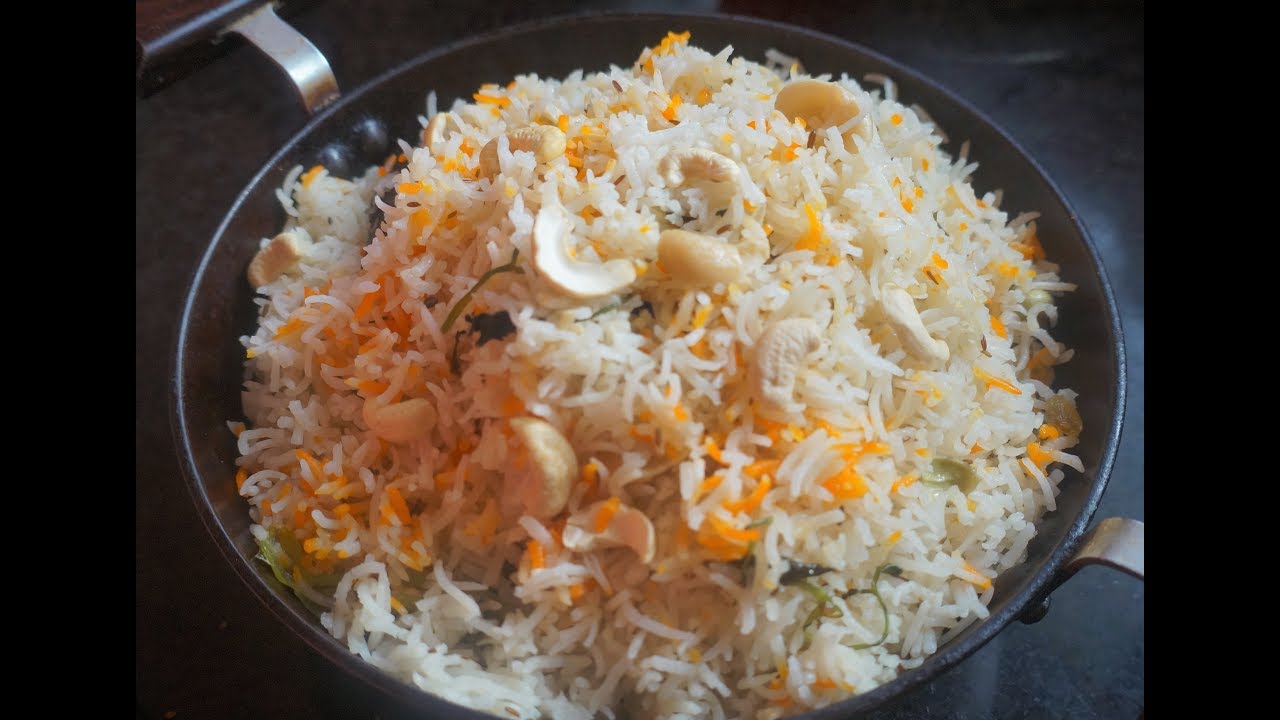 KAJU RICE- KAJU BIRYANI - YouTube